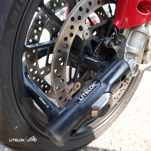 LITELOK X3 - Ultimate Anti Angle Grinder Lock For Motorcycles